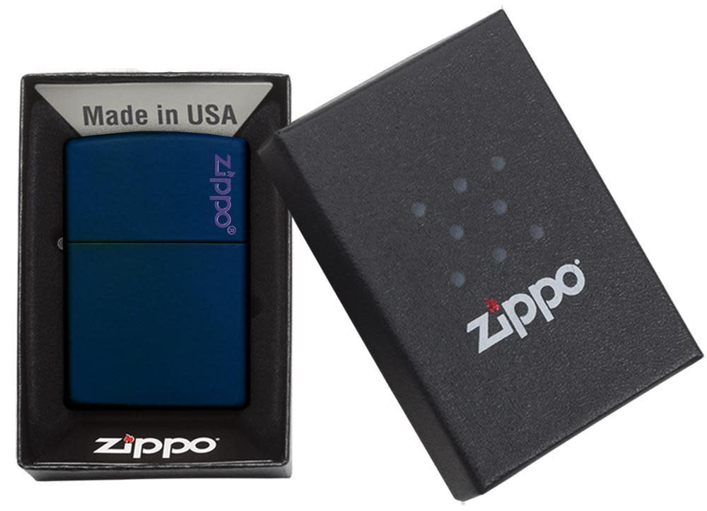 Classic Navy Matte Zippo Logo | Zippo Chile